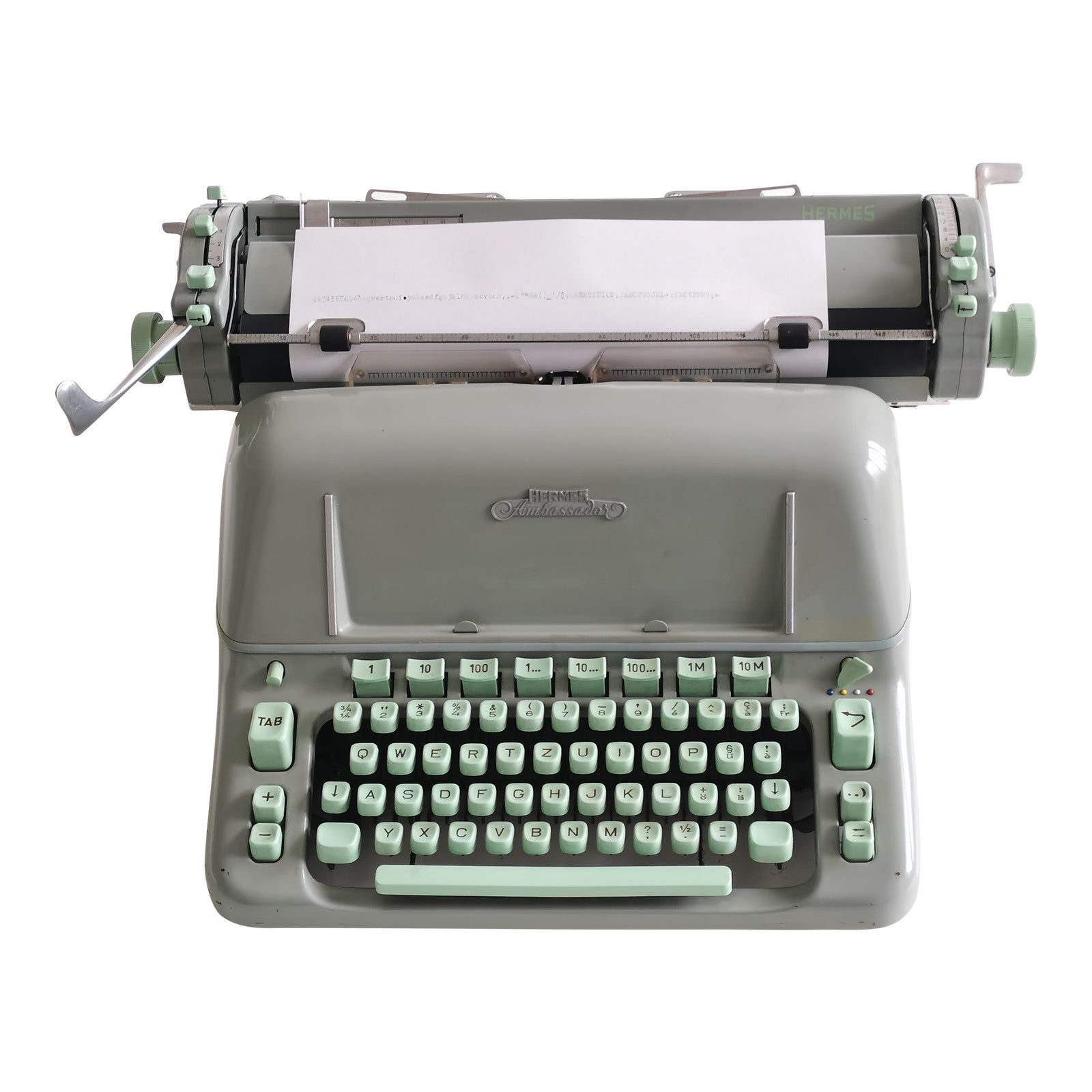1960s Hermes Ambasador Typewriter A3 Format Paper With Original Soft ...