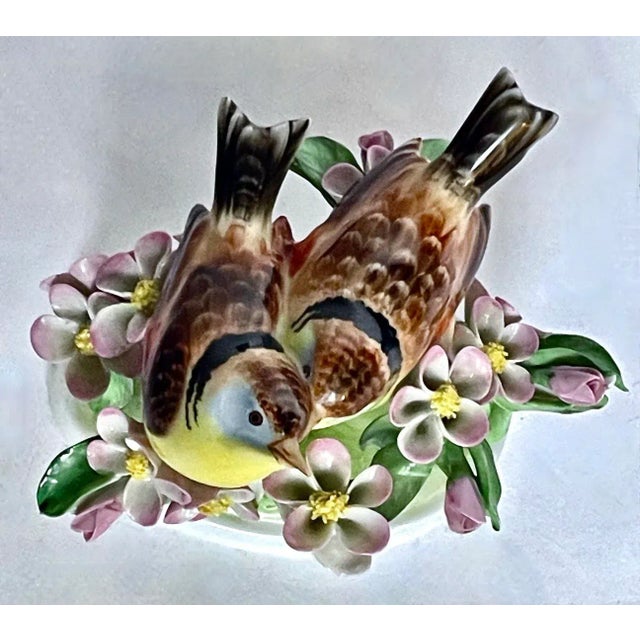 Vintage Porcelain Herend Wild Birds Figurine | Chairish