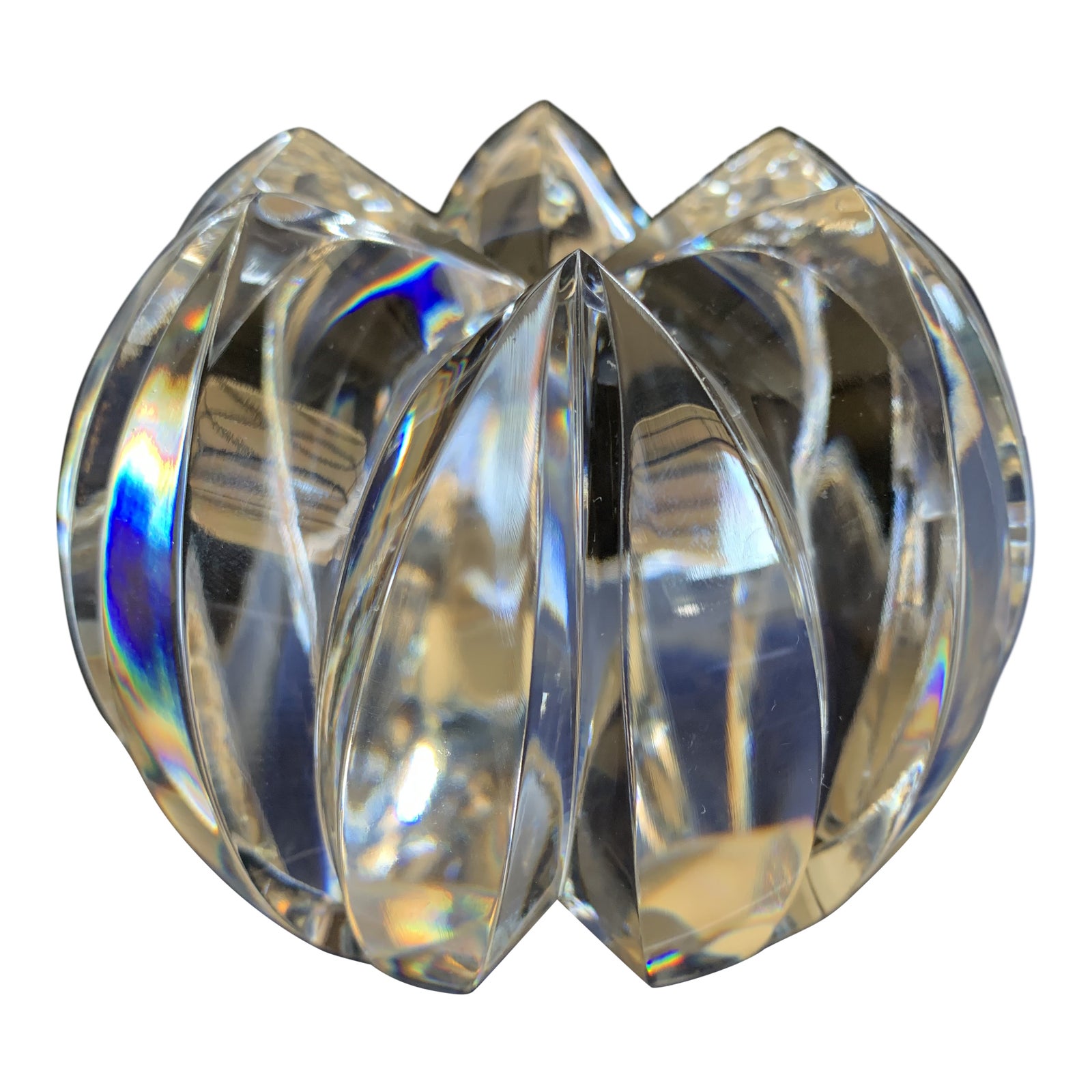 Val Saint Lambert 3-Lb Paperweight | Chairish