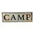 1940s Old Hand Painted Wood Camp Sign | Chairish