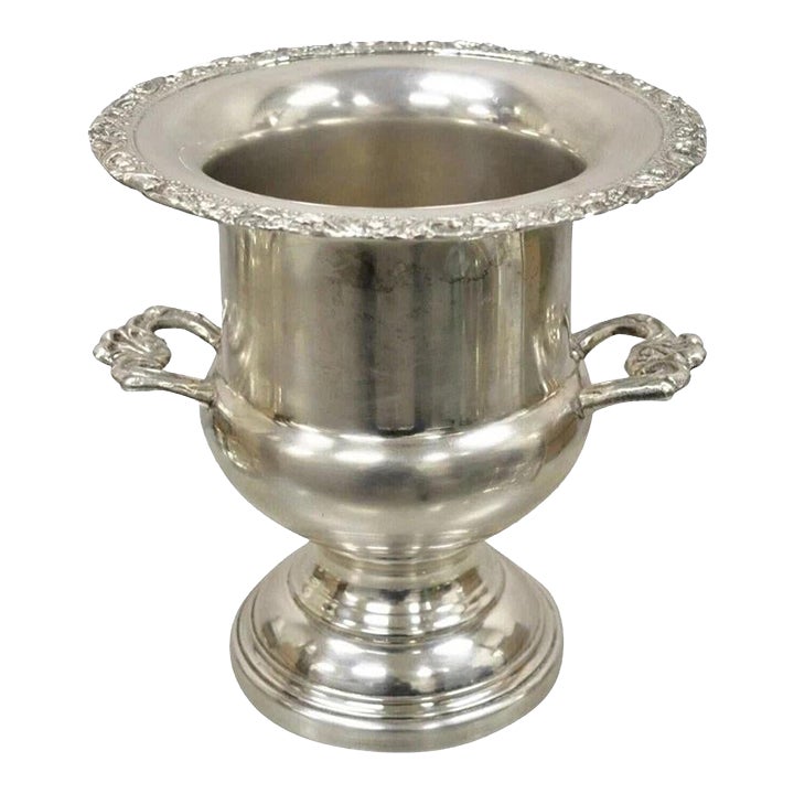 Vintage W&s Blackinton Silver Plated Trophy Cup Urn Champagne Chiller ...