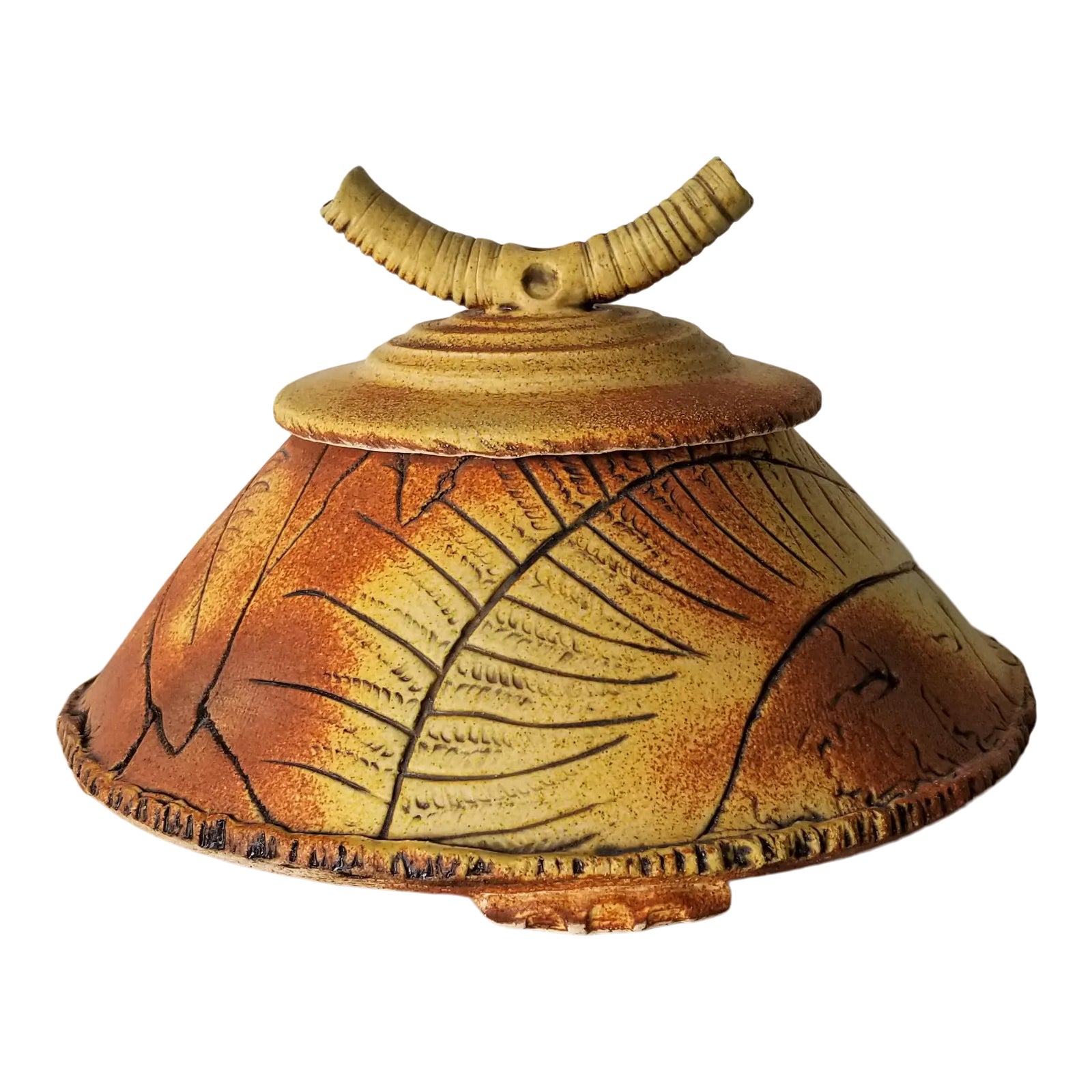 1980s Fabriso Art Matte Glaze Sculptural Pottery Vase | Chairish