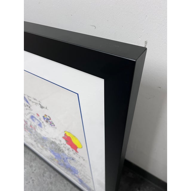 Niki De Saint Phalle Custom Framed " California Diary" Serigraph Signed ...