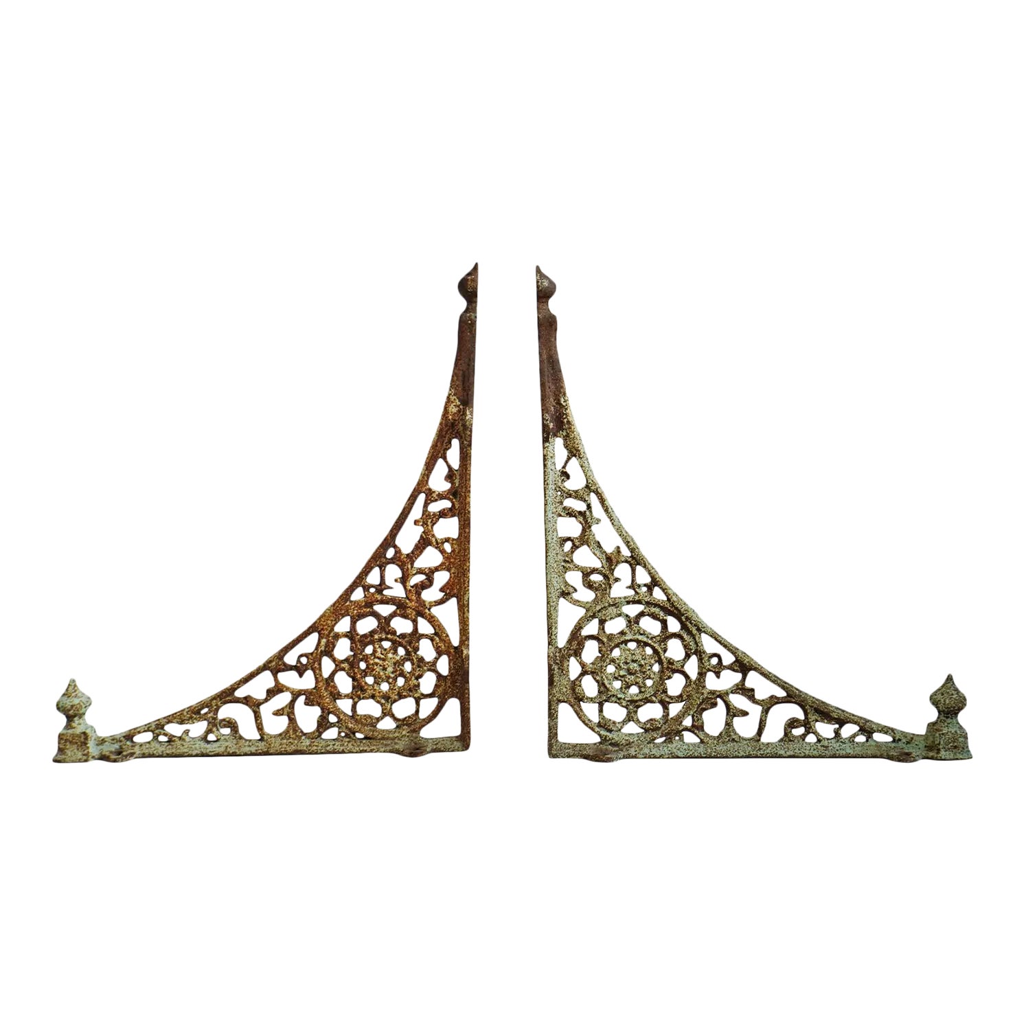Six Old Architectural Brackets | Chairish