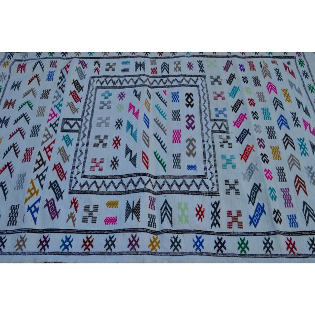 Moroccan Silk Rug- 4'8'' X 3'1'' | Chairish