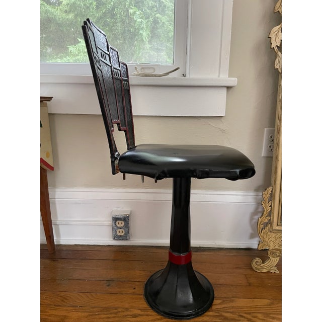 1930s Art Deco Soda Fountain Chair | Chairish