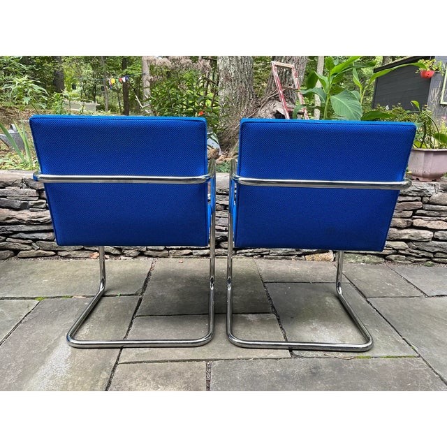 Pair of Brno Tubular Arm Chairs | Chairish
