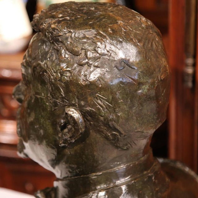 20th C. French Bronze Bust | Chairish
