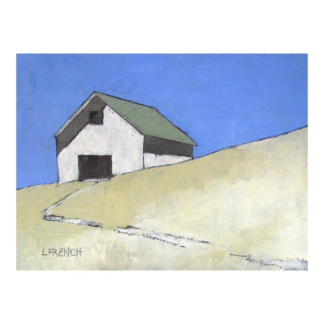 Sonoma White Barn Art Lynne French California Landscape Oil Painting ...