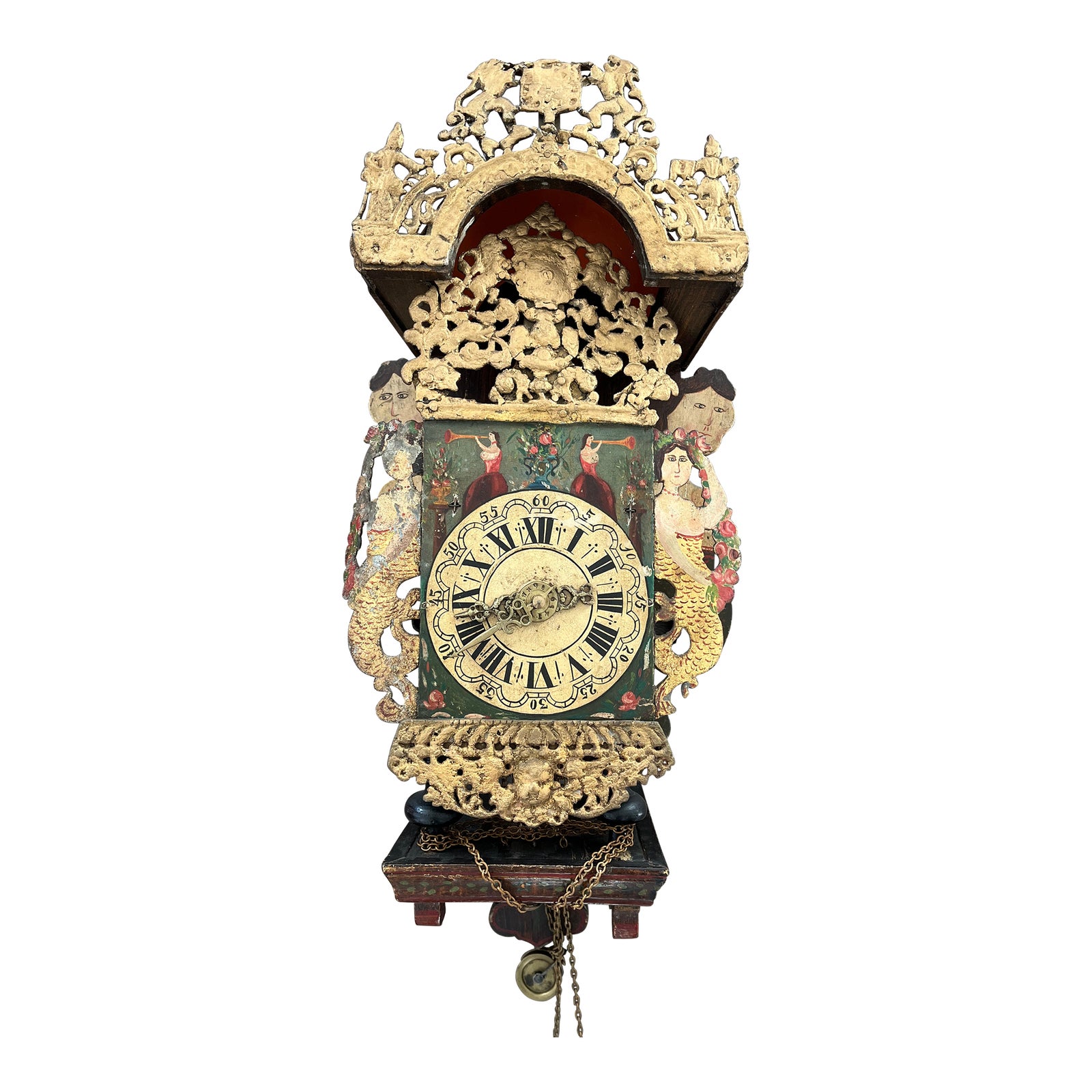 19th Century Frisian Clock | Chairish