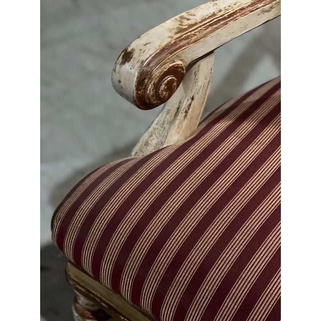 Sherrill Furniture Louis Xv Style Fauteuil Armchair Chairish