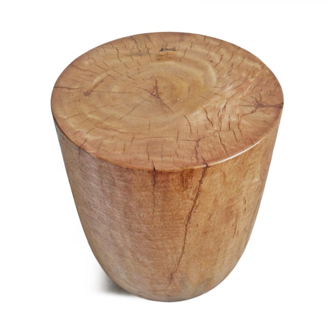Acacia Gumdrop Side Table | Chairish