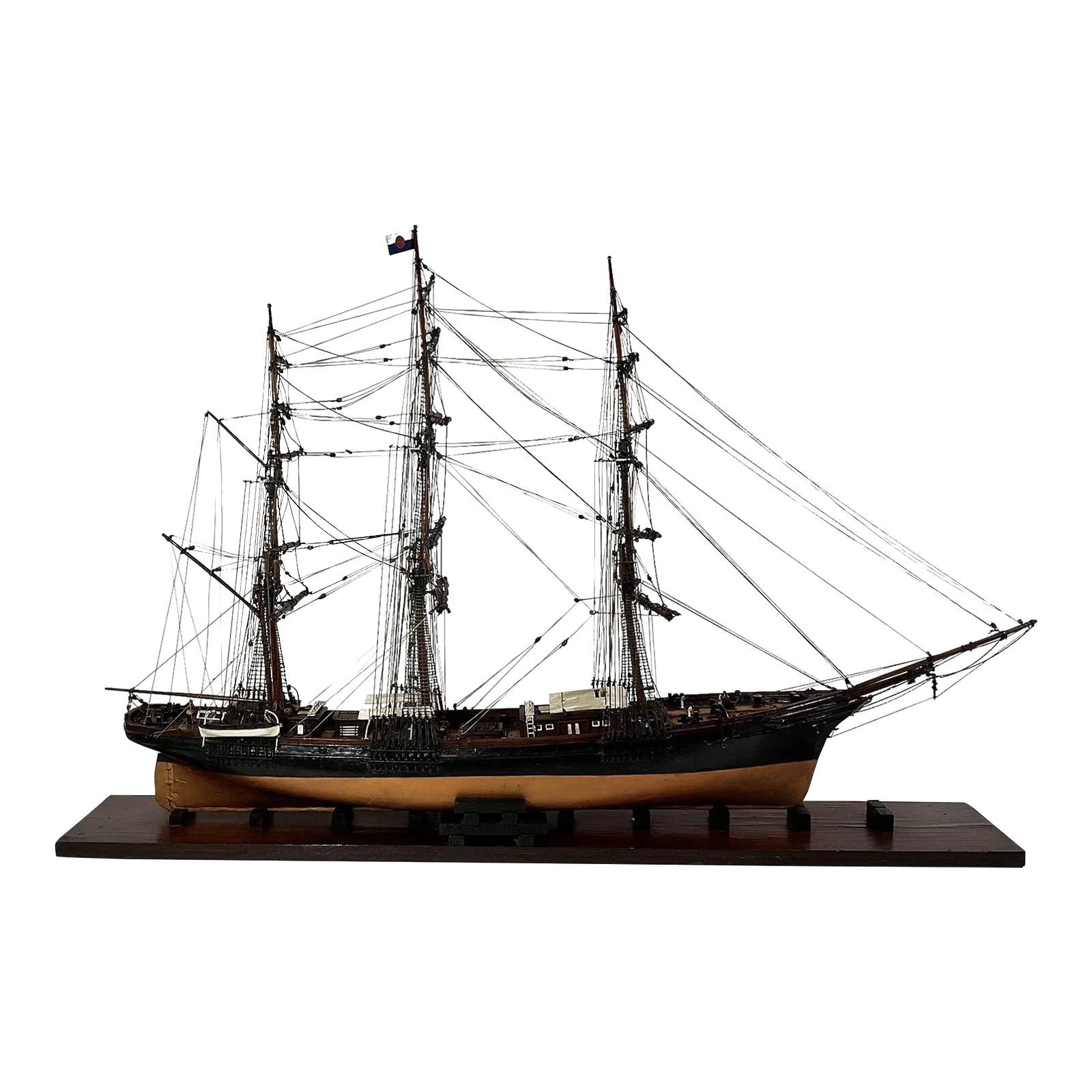 Antique Model of Clipper Ship Nightingale | Chairish