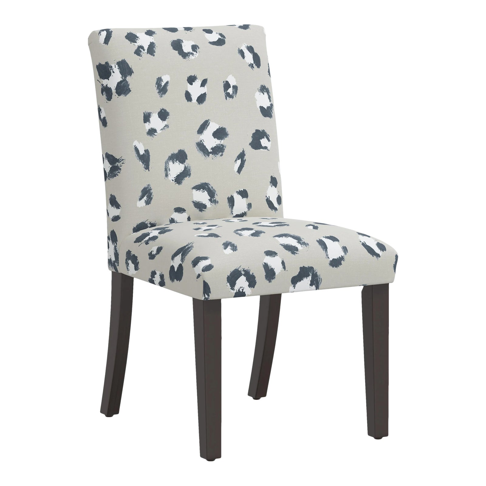 Chelsea Dining Chair in Ivory Brush Cheetah | Chairish