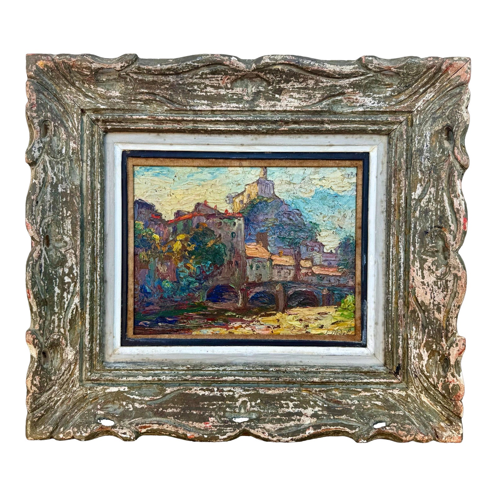 Elisabeth Dodel-Faure French Post-Impressionist Landscape Oil Painting ...