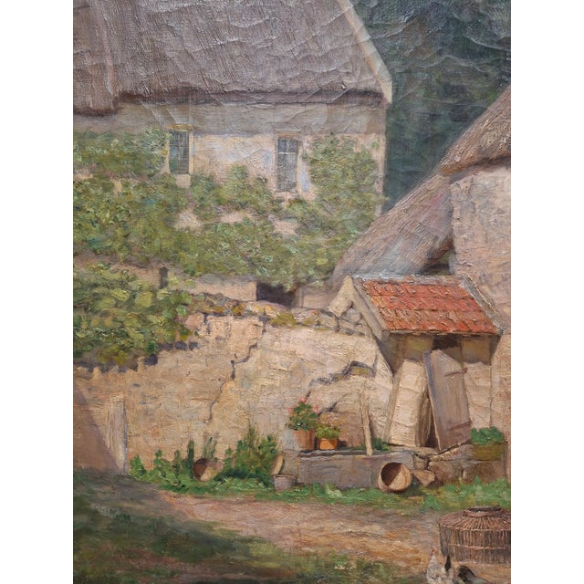 Edwin A. Turner (1854-1899) Large Scale 19th Century European Farm ...