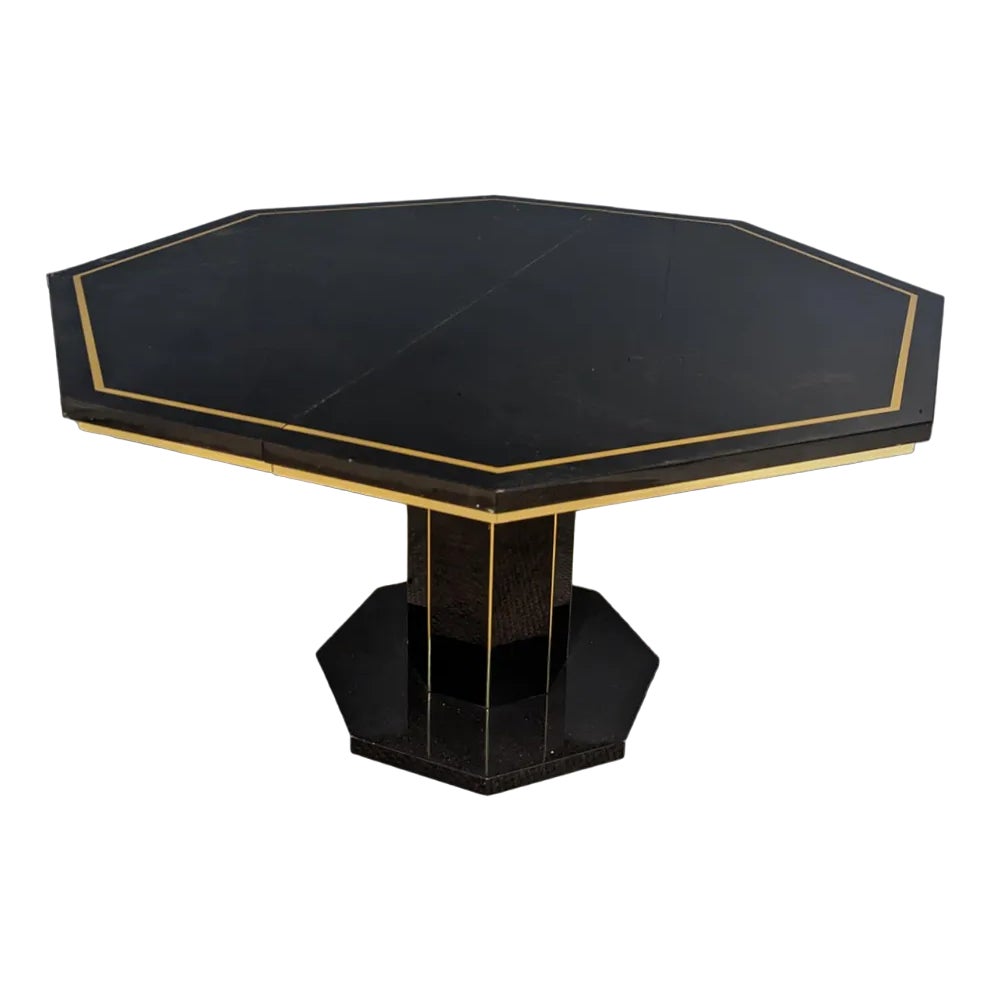 Black Dining Table from DLG Maville | Chairish