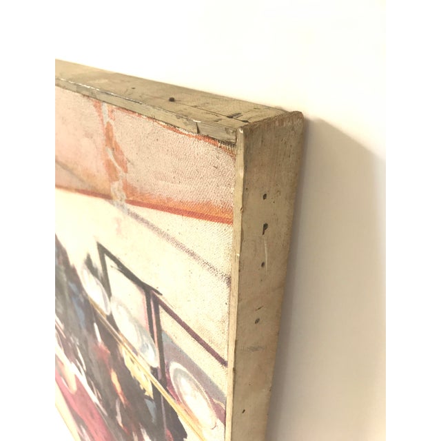 Original Val Lewton "Love It Like Levitz" Oil on Canvas Painting | Chairish