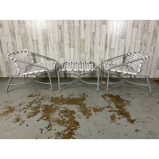 Inouye, Kantan for Brown Jordan Lounge Chairs and Ottoman | Chairish