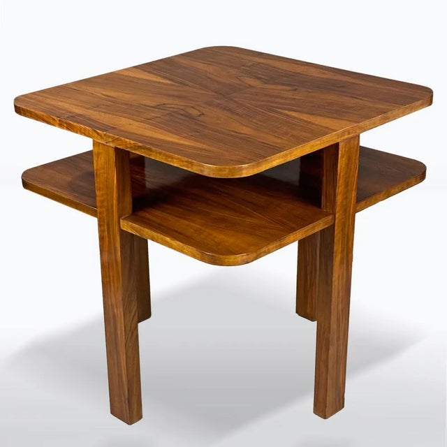 Vintage Art Deco Coffee Table in Walnut 1930s Chairish