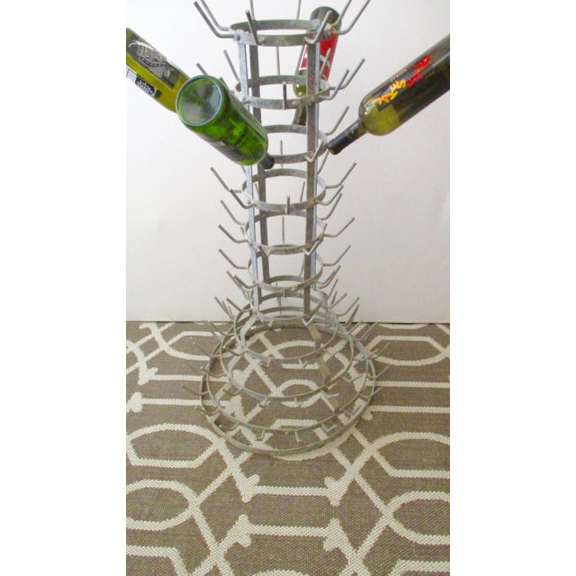 Early 1900s Antique French Zinc Wine Bottle Drying Rack Marcel Duchamp ...