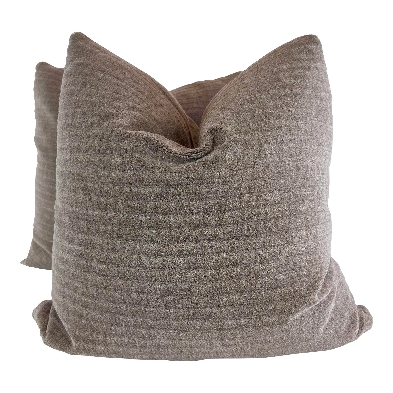 Pollack & Associates "Alpaca Ridge Mohair" in Andes 22" Pillows-A Pair ...