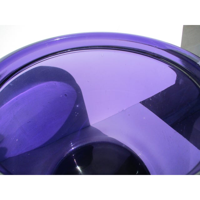 Big Purple Glass Utility Kitchen Jar 12.5"tall. | Chairish