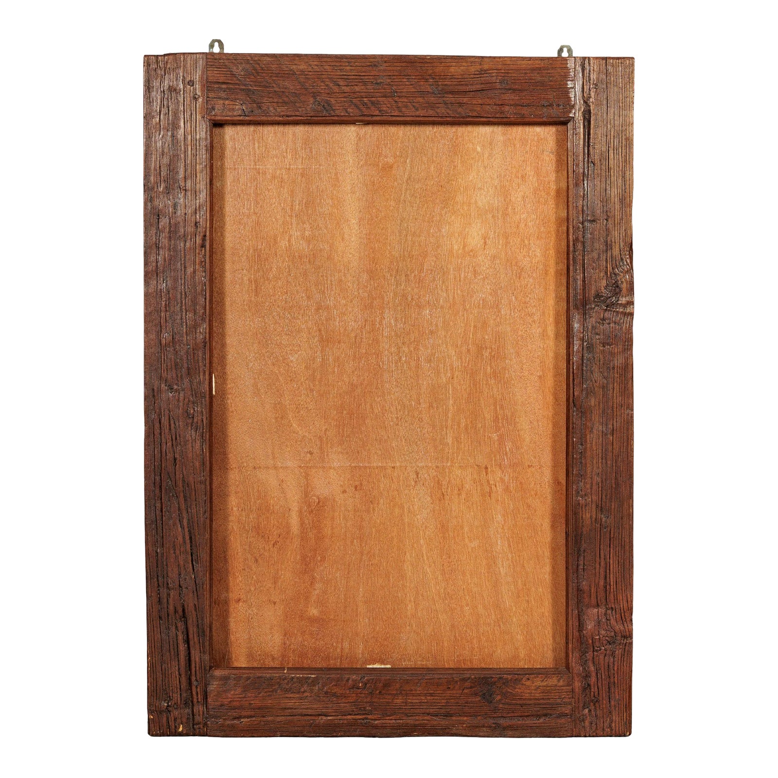 Antique Dutch Colonial Java Wooden Frame with Rustic Hand-Carved ...
