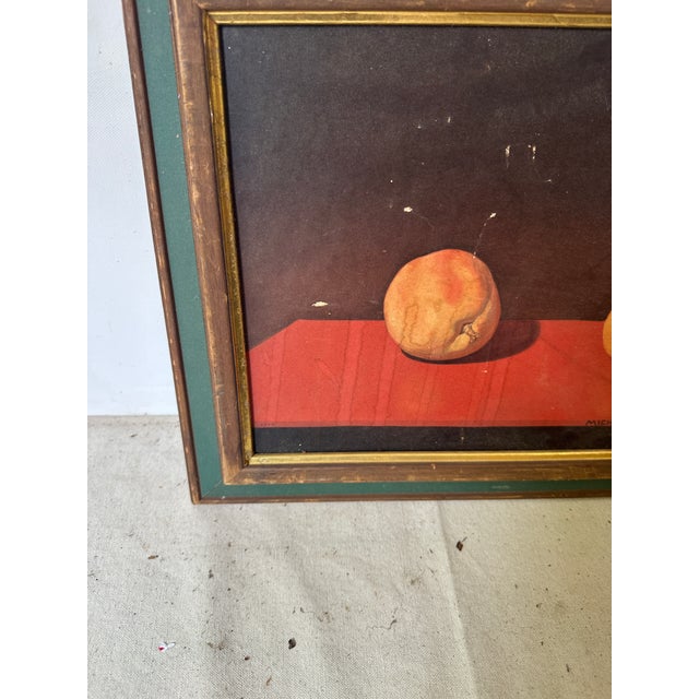 1970s Framed and Signed Print of Peaches | Chairish