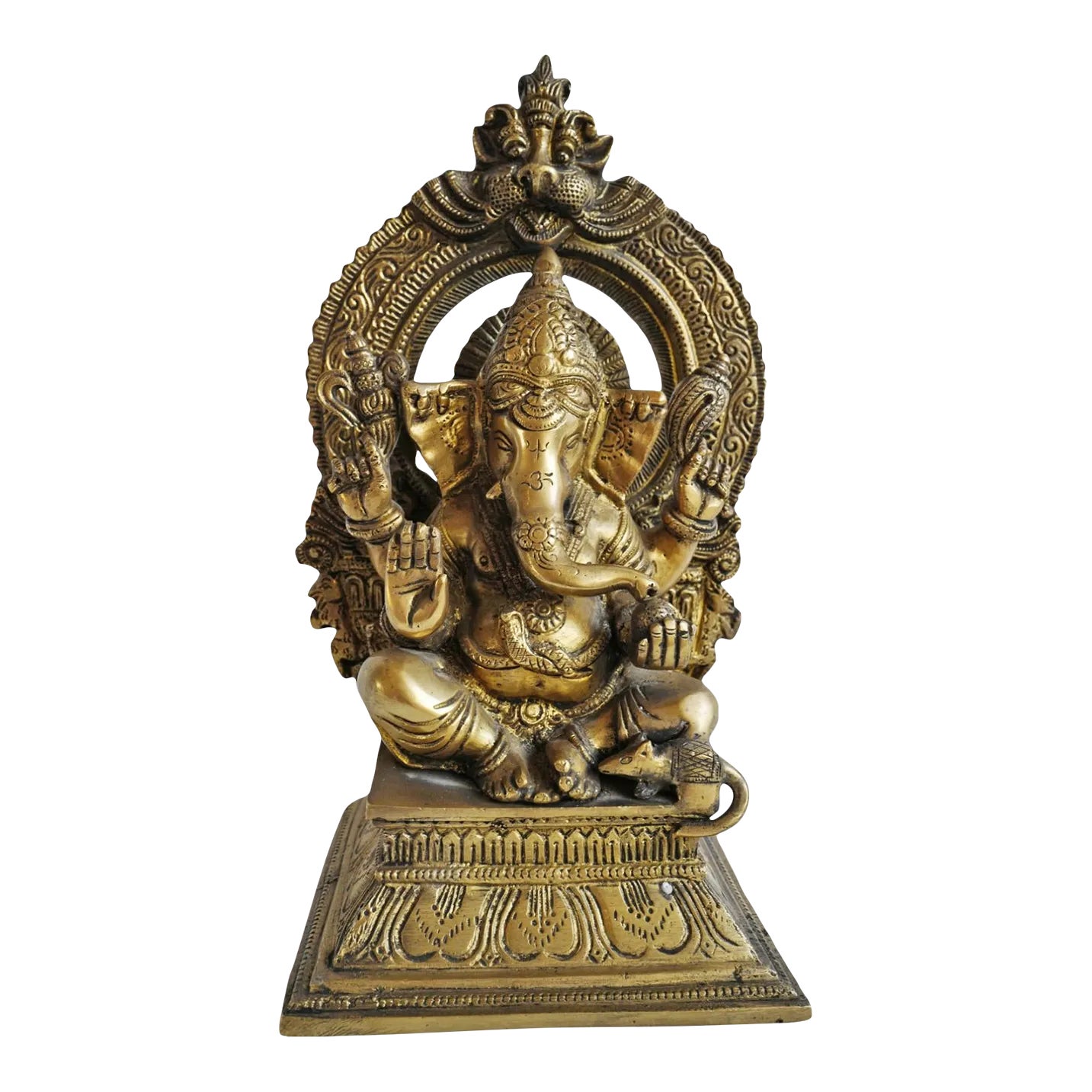 Vintage Brass Ganesha | Chairish