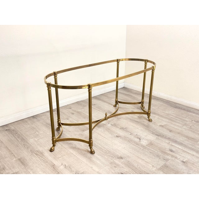Vintage Brass Dining Table | Chairish