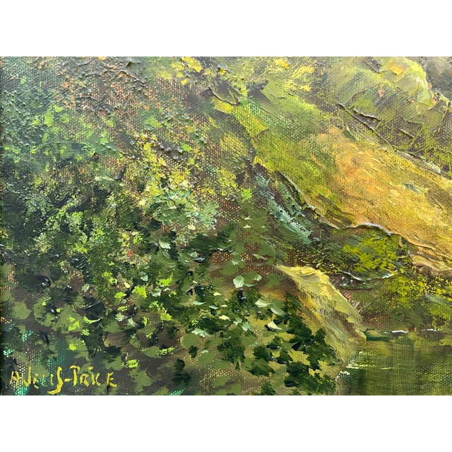 Albert Wells Price, Oil Painting of Beautiful River Landscape Scene in ...