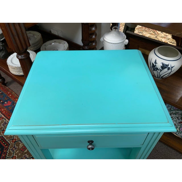 21st Century Ethan Allen Side Table | Chairish