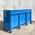 Late 20th Century Vintage Boho Bernhardt Gloss Lacquered Blue Credenza ...