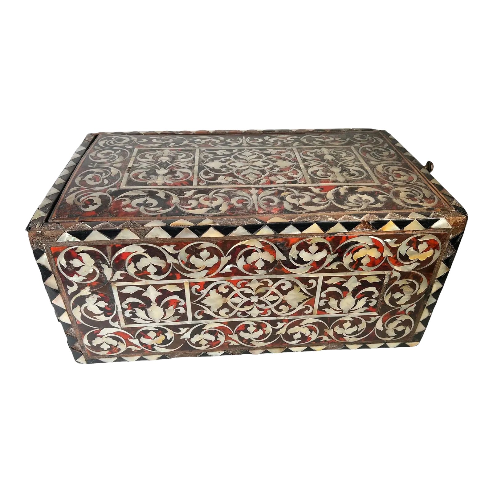 Mid 18th Century Spanish Colonial Faux Tortoiseshell and Mother of ...