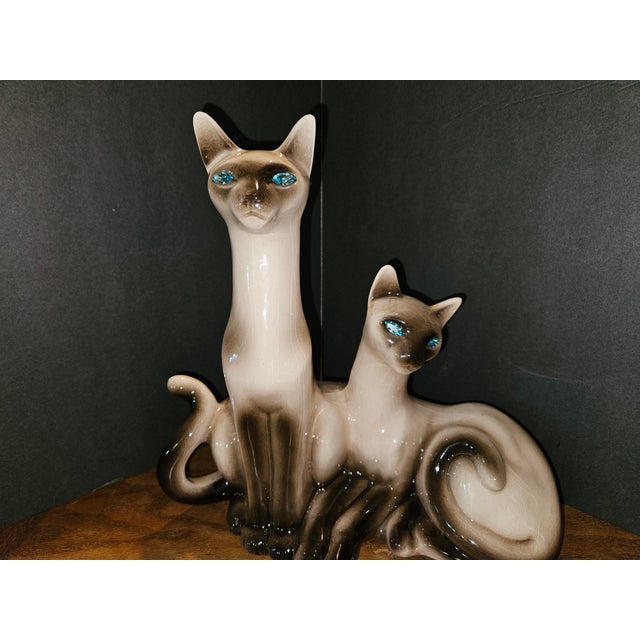 1950s Mid-Century Modern Siamese Cat Tv Lamp | Chairish