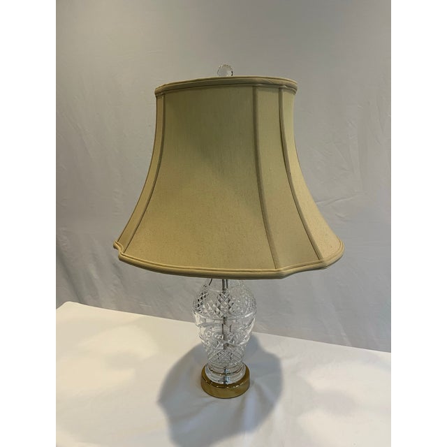 Vintage Crystal Table Lamp | Chairish