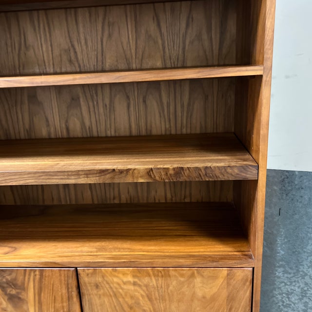 Room & Board Linear Collection Custom Media Cabinet/Bookshelf | Chairish