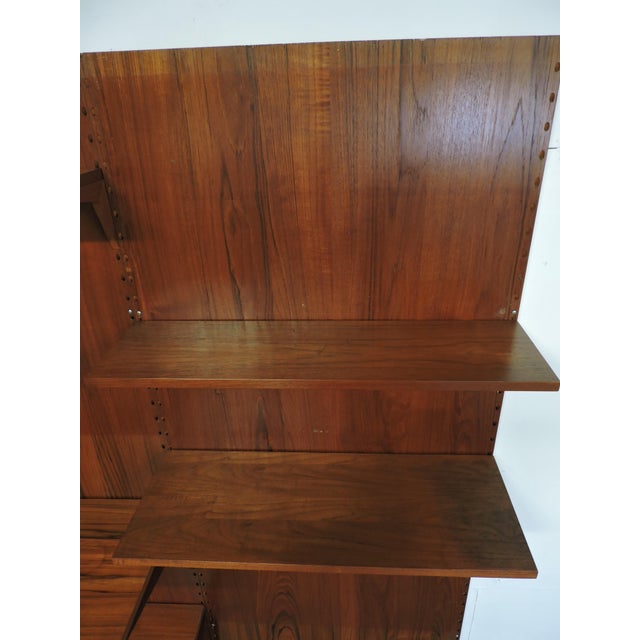 1960s Cadovius Mid Century Danish Modern Teak Cado Wall Unit Shelves ...