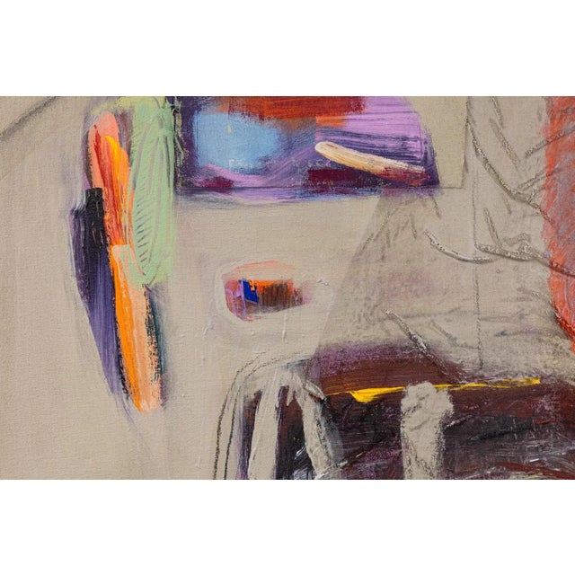 Helen Bershad Still II Signed Contemporary Mixed Media Acrylic on ...