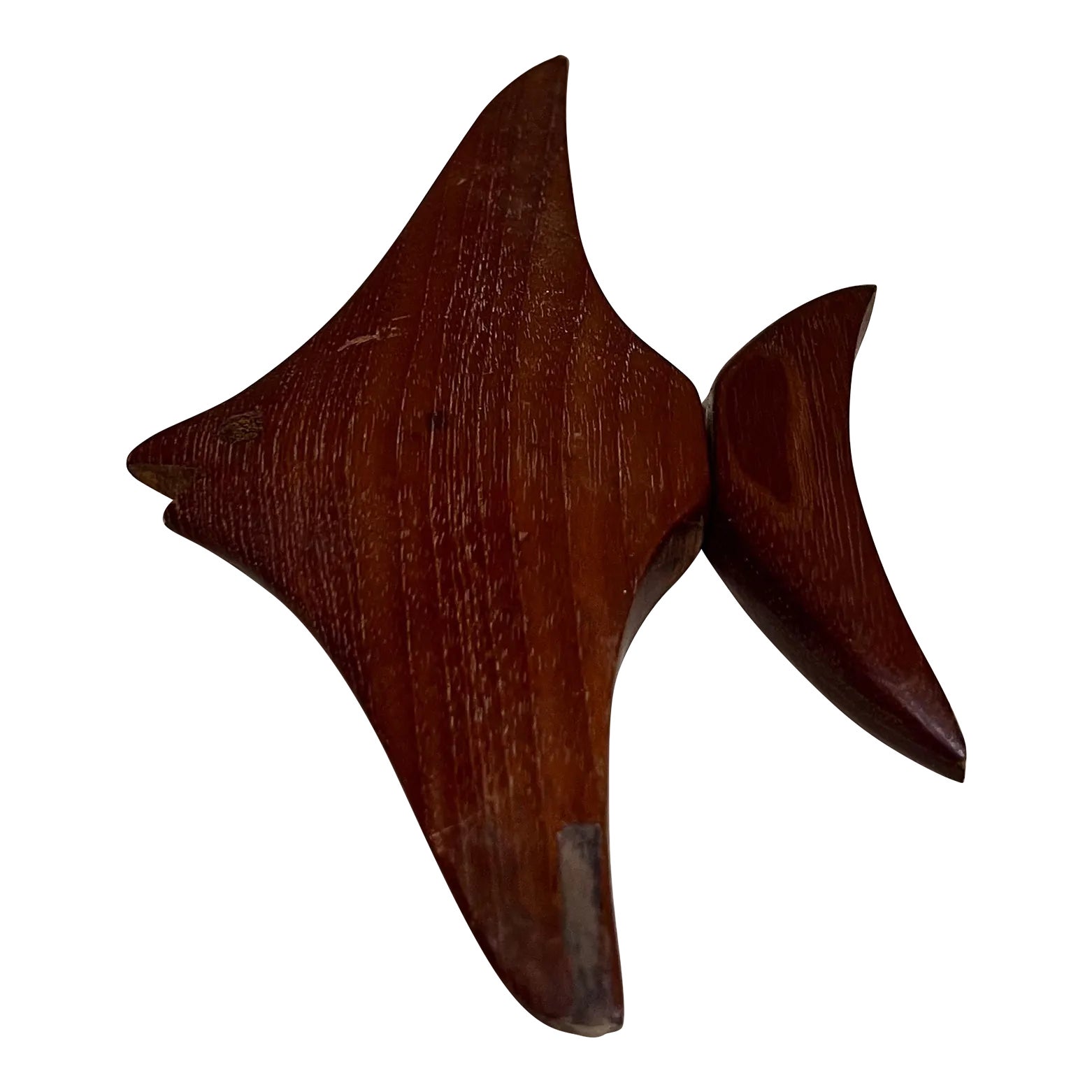 1960s Modernist Teak Fish Bottle Opener | Chairish