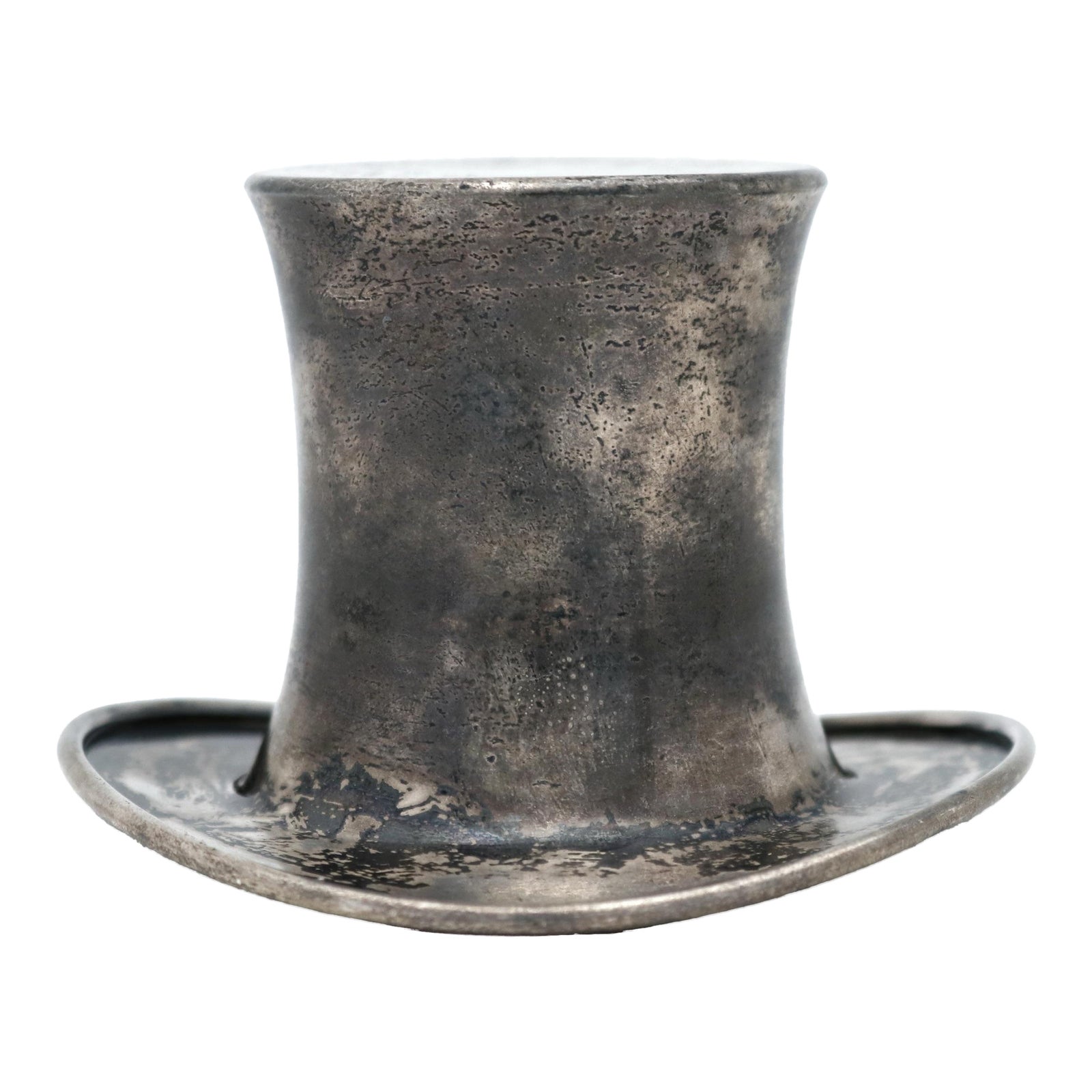 Vintage Sterling Silver Top Hat | Chairish