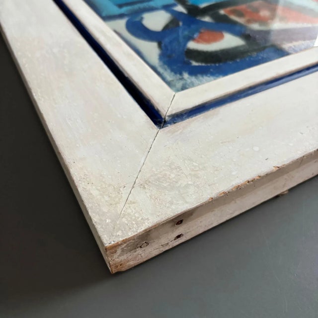 Abstract Composition, 1950s, Oil Painting, Framed | Chairish