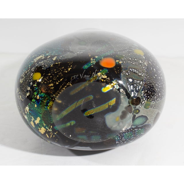 David Van Noppen Signed 2006 Art Glass Vase | Chairish