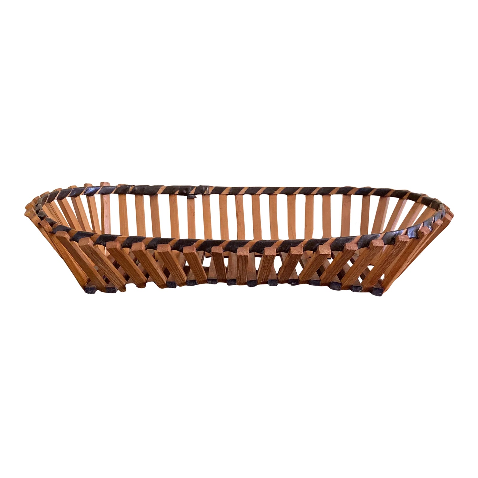 Vintage Stick Basket | Chairish
