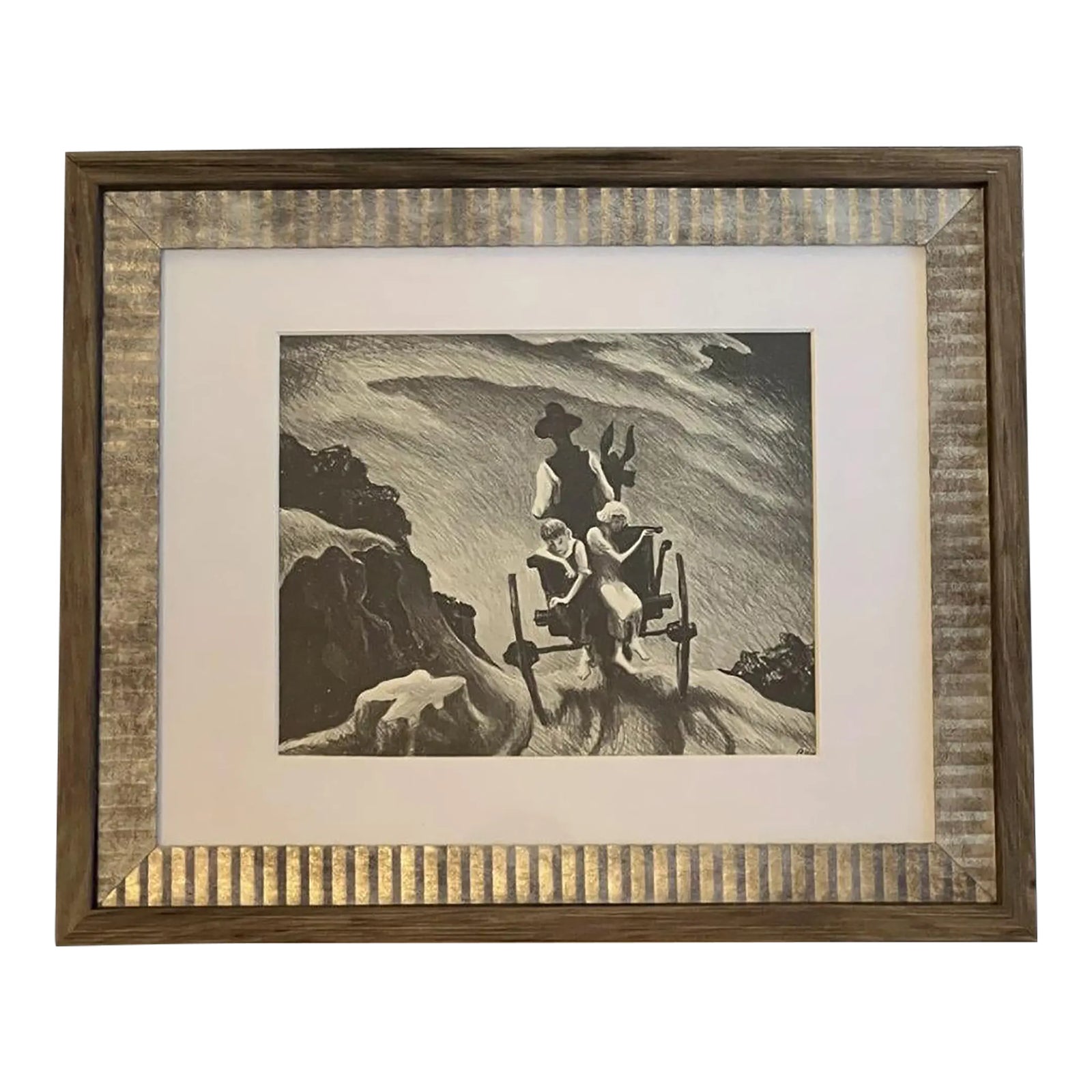 1937 After Thomas Hart Benton "Goin' Home" Reproduction Lithograph ...