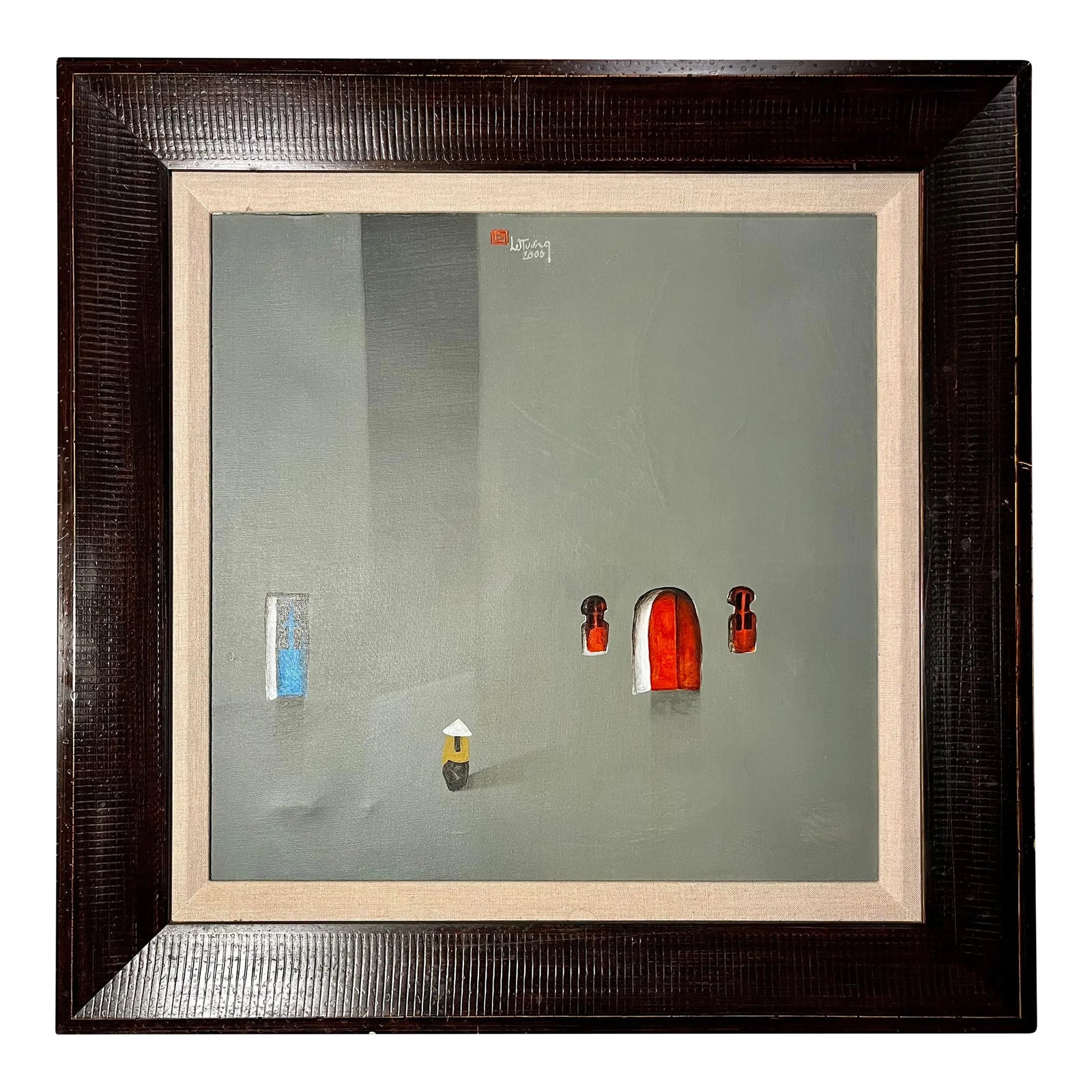 Original 2006 Le Tuong Vietnamese Artist Signed Oil on Canvas Painting ...