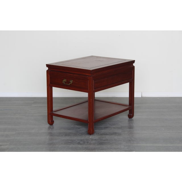 Vintage Asian Style Side Table | Chairish