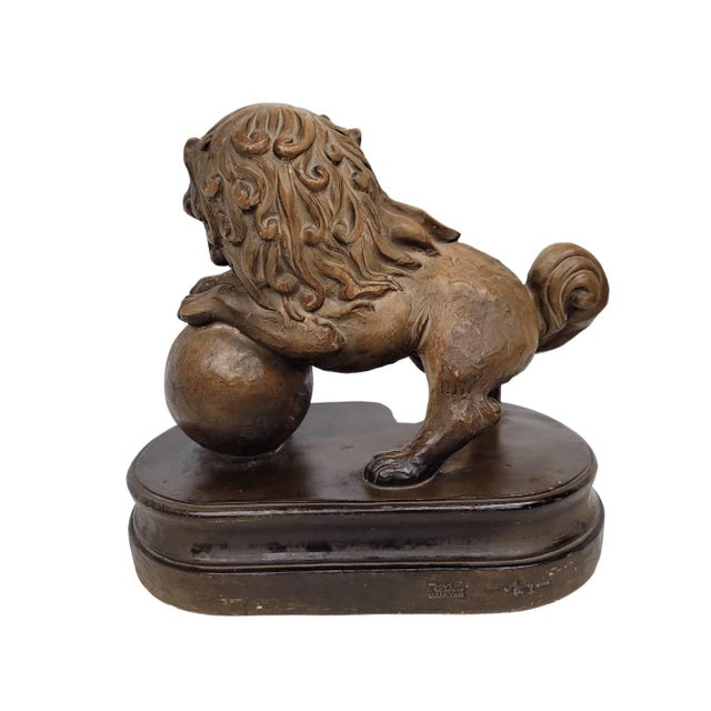 1980s Vintage Foo Dog Sculpture | Chairish