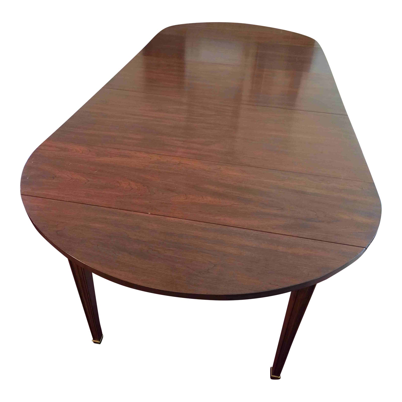 Henkel Harris Cherry Pembroke Table With Inserts | Chairish
